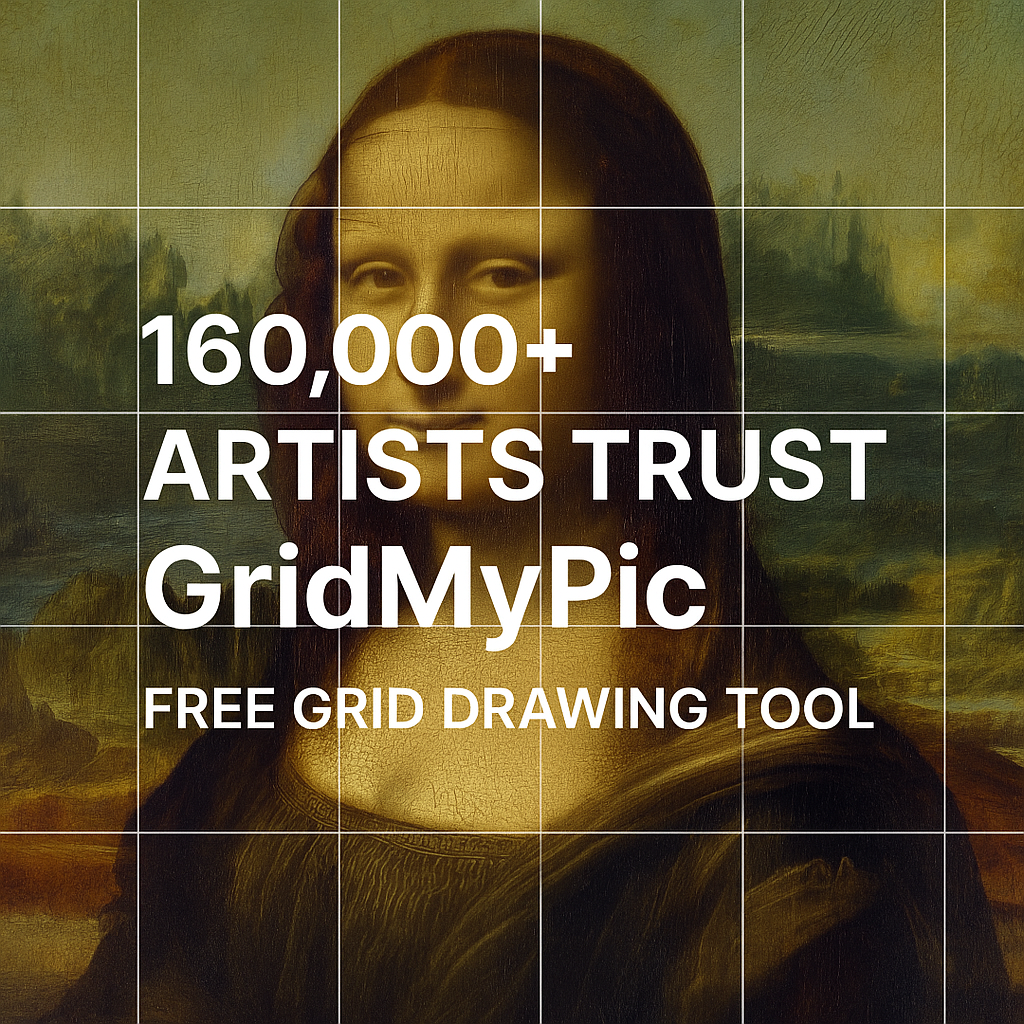 GridMyPic - Free Grid Drawing Tool for Artists | Used by 170,000+ Artists